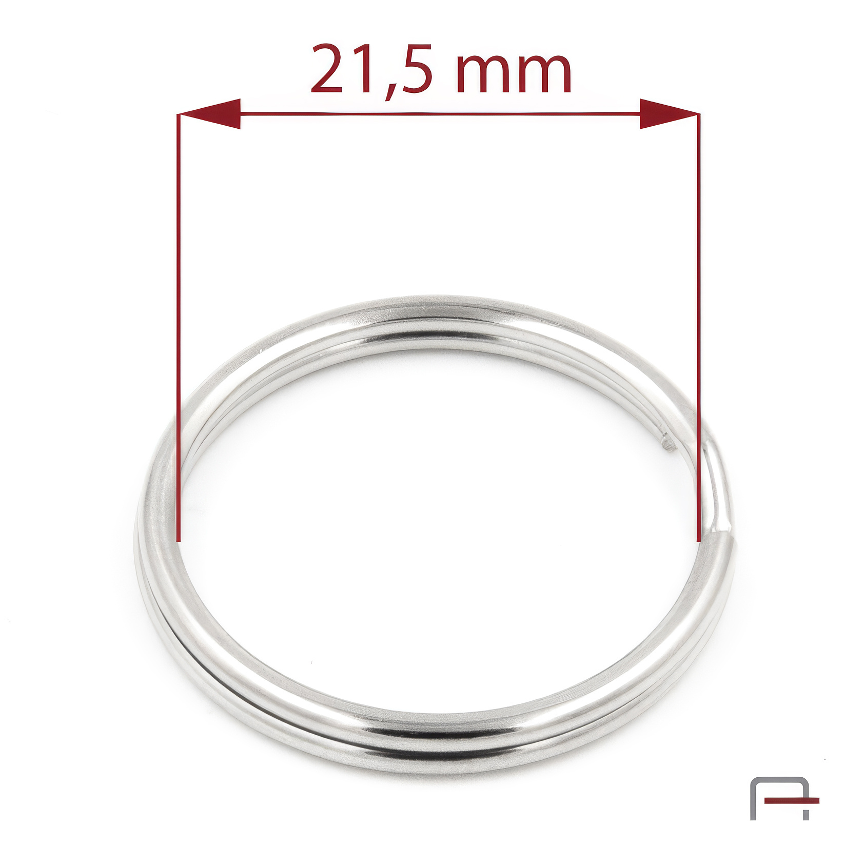 Kółko do kluczy 21,5 mm Nikiel 42022100 Nikiel \ 21,5 mm | Dodatki i ...